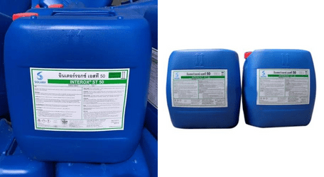 Hydrogen Peroxide Interox ST 50, Oxy Già 50% Solvay Thái Lan - ANVI CONNECT